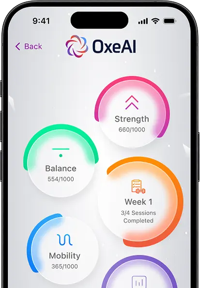 OxeFit: Your AI-Powered Home Gym for Total Body Health & Fitness